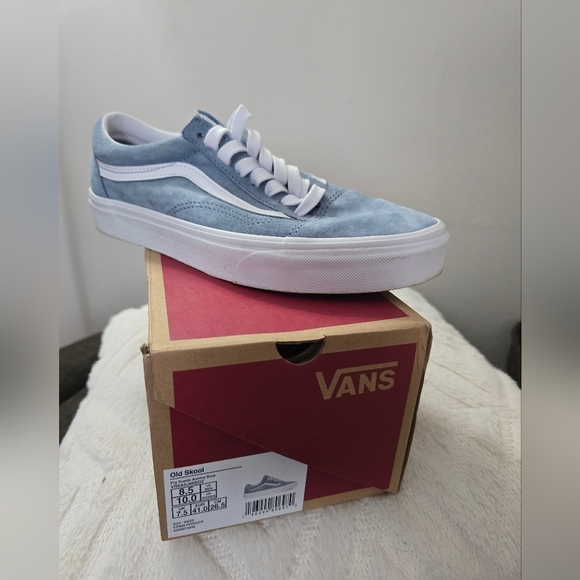 Vans | Shoes | Vans Blue And White Classic Sneakers | Poshmark